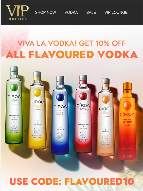 VIP Bottles: 🍍 10% ALL Flavoured Vodka 🍍 | Milled