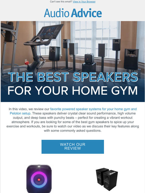 Audio Advice: 💪Best Speakers for Your Home Gym: Enhance Your Workouts ...