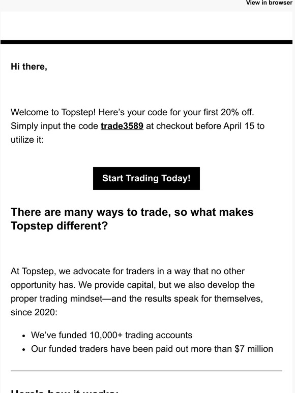 Topstep FX: [20% Off] Get to Know Topstep® | Milled