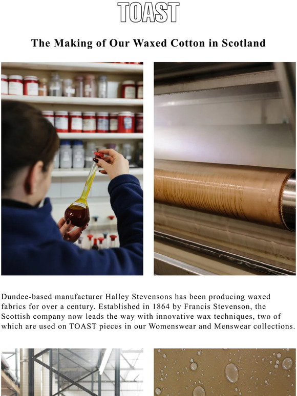 Toast: The Making of Our Waxed Cotton in Scotland | Milled