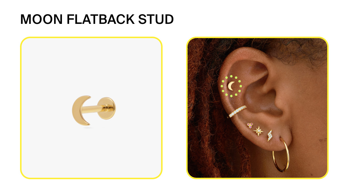 Studs: Piercing Spotlight: Helix👂 | Milled