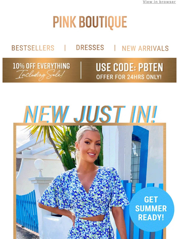 Pink Boutique: New In With 10% Off EVERYTHING! | Milled