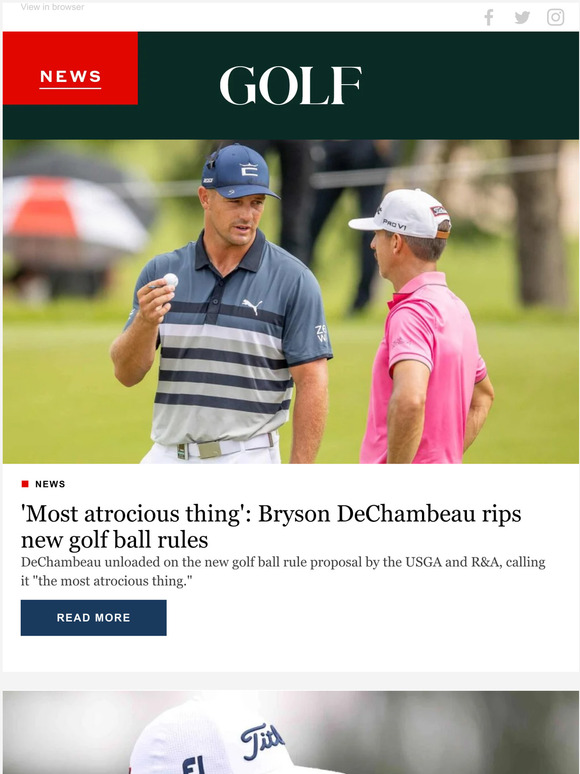 GOLF: Thomas slams ball rollback in 3-minute 'rant' | Milled