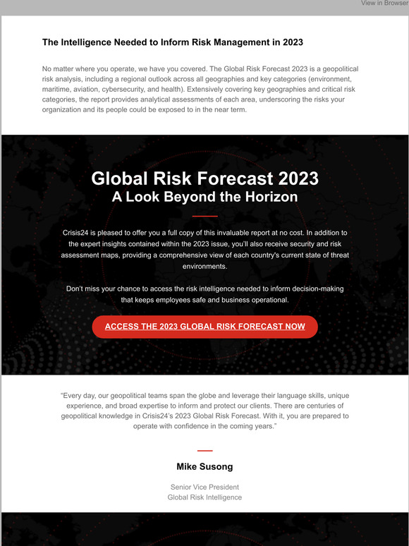 GardaWorld: Access the 2023 Global Risk Forecast | Milled