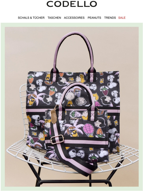 Codello: 💖 Neue Peanuts Taschen Kollektion 💖 | Milled