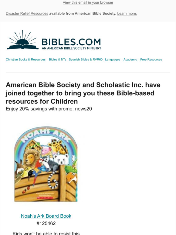Bibles: Bible-based resources for Children from Scholastic and American ...