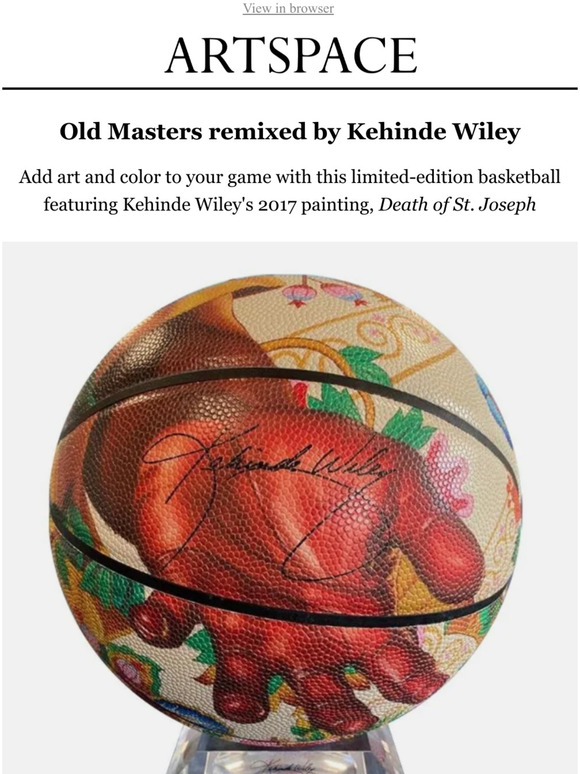 Artspace: Up your game with this limited-edition Kehinde Wiley ...