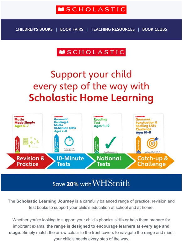 Scholastic: NEW | Support your child with Scholastic Home Learning | Milled