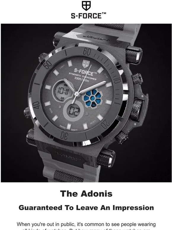 S-FORCE: Stand out in any crowd with this stunner | Milled