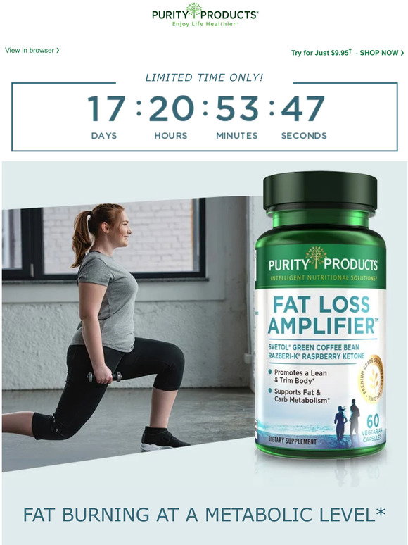 Purity Products: You Don't Need Good Luck ☘ to Lose Weight | Milled