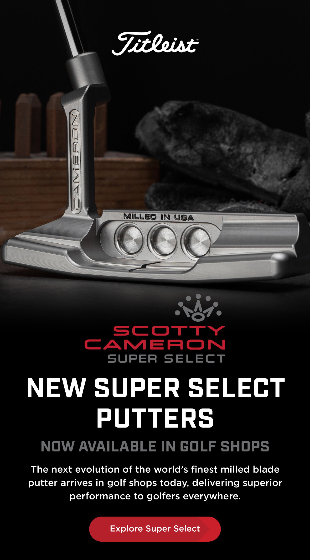 Titleist: New Scotty Cameron Super Select Putters - First Models Now ...