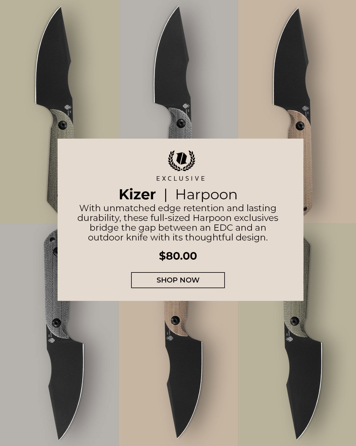 Blade HQ: Kizer x Maverick Customs Harpoon - Full-Sized Exclusives ...