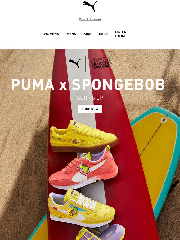 Puma: PUMA x SPONGEBOB SQUAREPANTS Collection Out Now 😎 | Milled