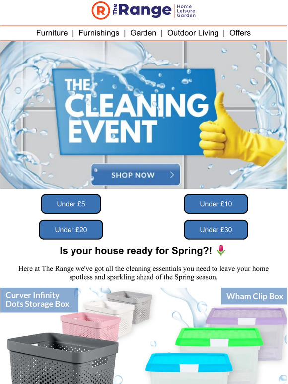 The Range: Make a Clean Sweep into Spring! | Milled