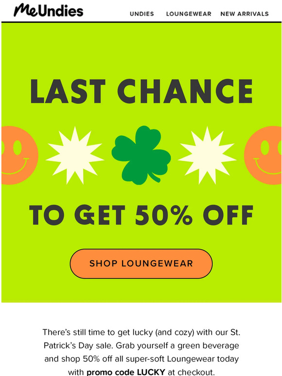 MeUndies: Your Luck Is About to Run Out | Milled