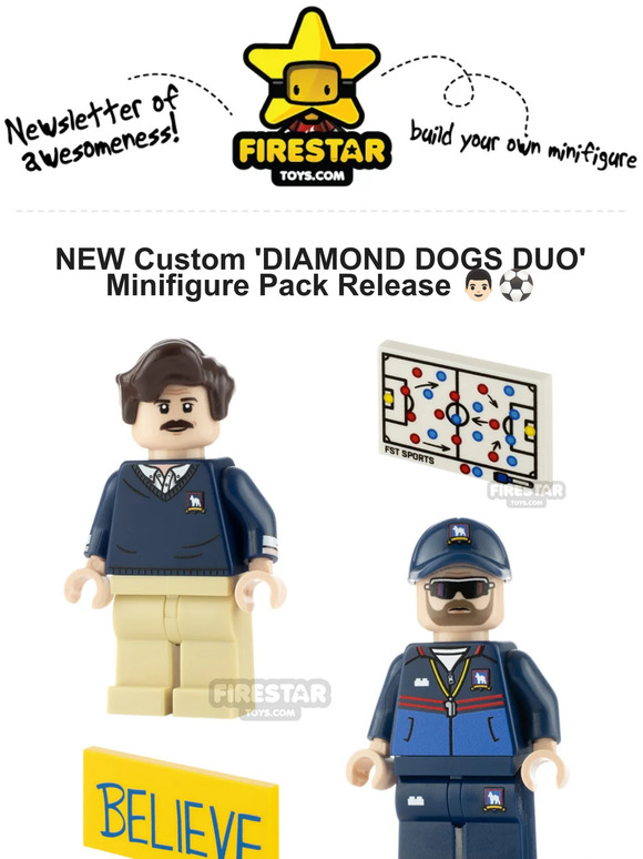 Firestar Toys: NEW Custom 'DIAMOND DOGS DUO' Minifigure Pack Release 👨🏻 ...