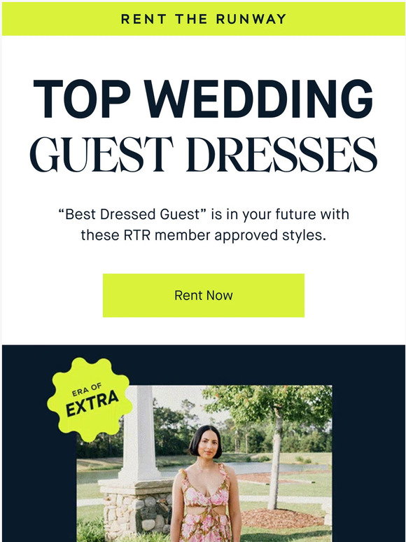 Rent the Runway: Must-rent wedding guest dresses, this way → | Milled