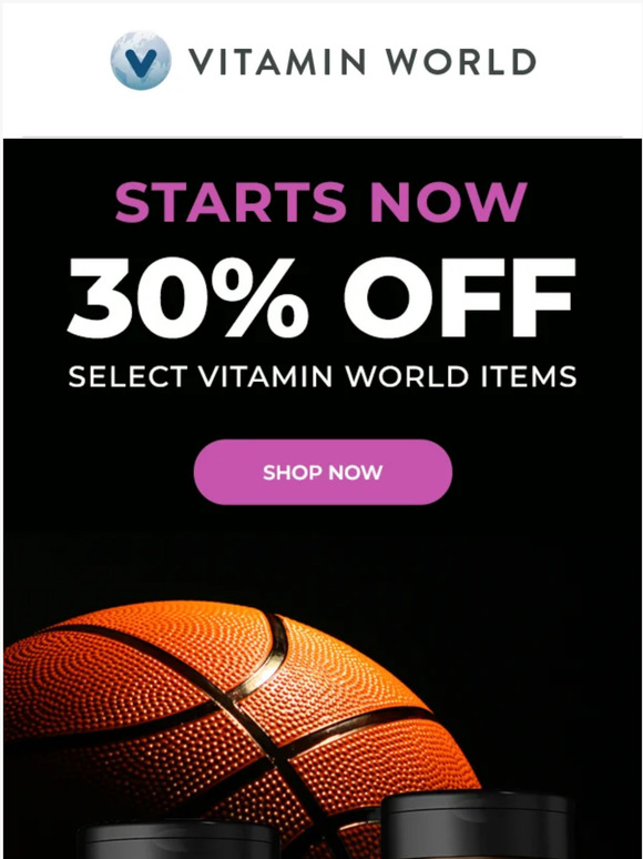 Vitamin World: 🚨🚨30% off your favorite Vitamin World brands! Hurry ...
