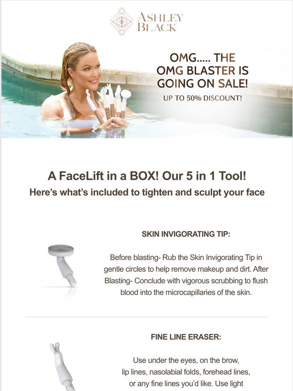 Ashley Black: 🥇The OMG Blaster Is On Sale And One Of Our Most Loved ...