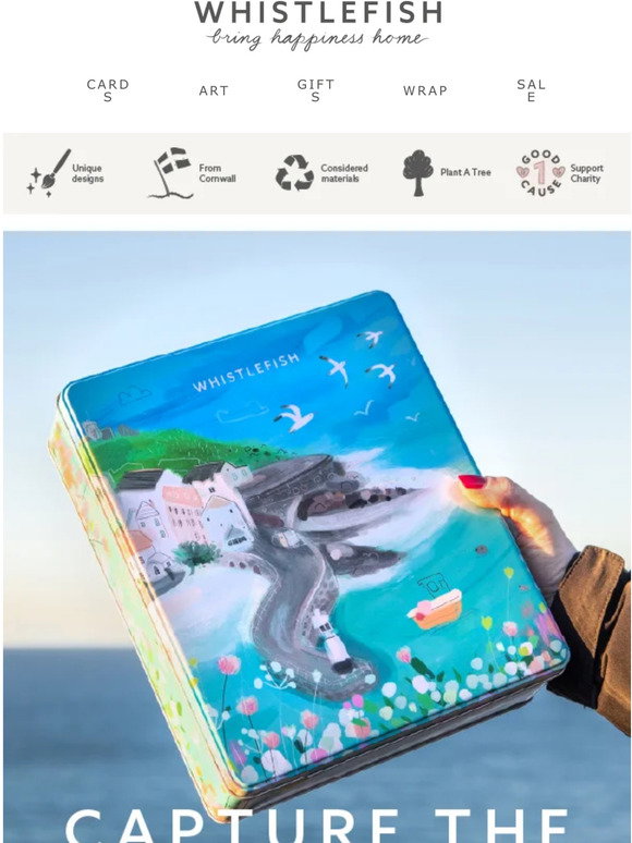 Whistlefish: 20 cards and Tin for only £20 This Weekend! | Milled
