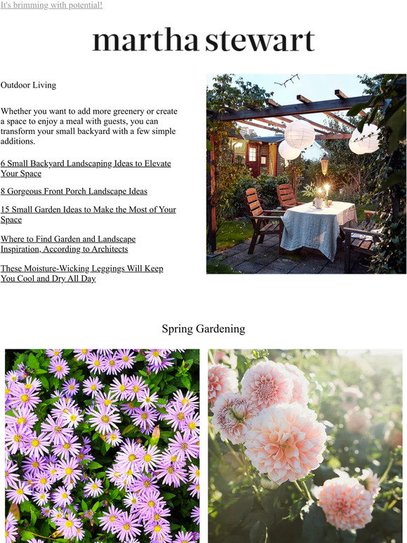 Martha Stewart: 6 Small Backyard Landscaping Ideas to Elevate Your ...