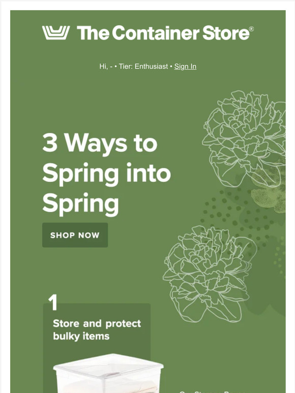 The Container Store: 3 Ways To Refresh Your Closet | Milled