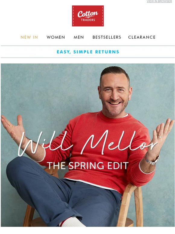 Cotton Traders: Our NEW Will Mellor Collection is here! Take a sneak ...