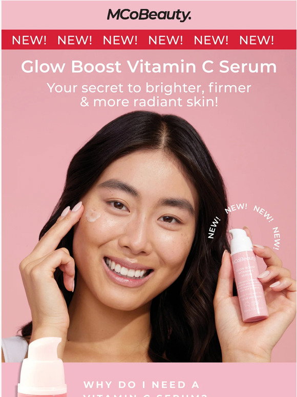 MCoBeauty: Introducing: Our NEW skin-loving Glow Boost Vitamin C Serum ...