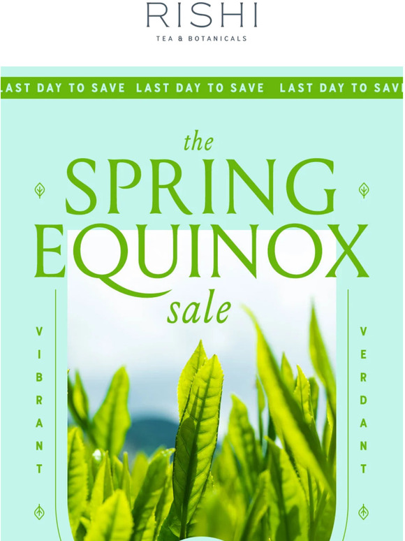 Rishi Tea: Last Chance: The Spring Equinox Sale | Milled