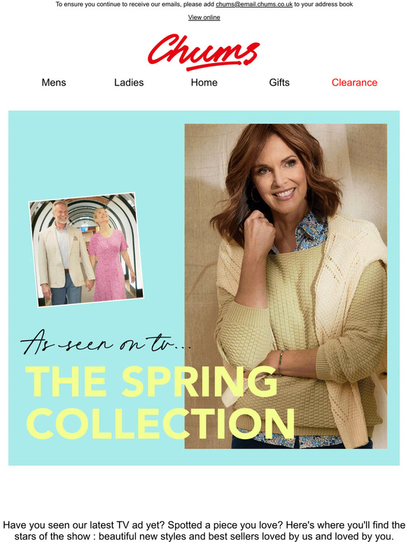 Chums: Shop our New Spring TV ad! 🌷 | Milled