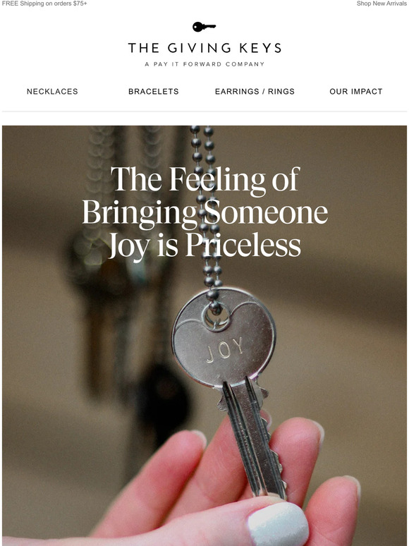 The Giving Keys: A Simple Way To Bring Someone JOY | Milled