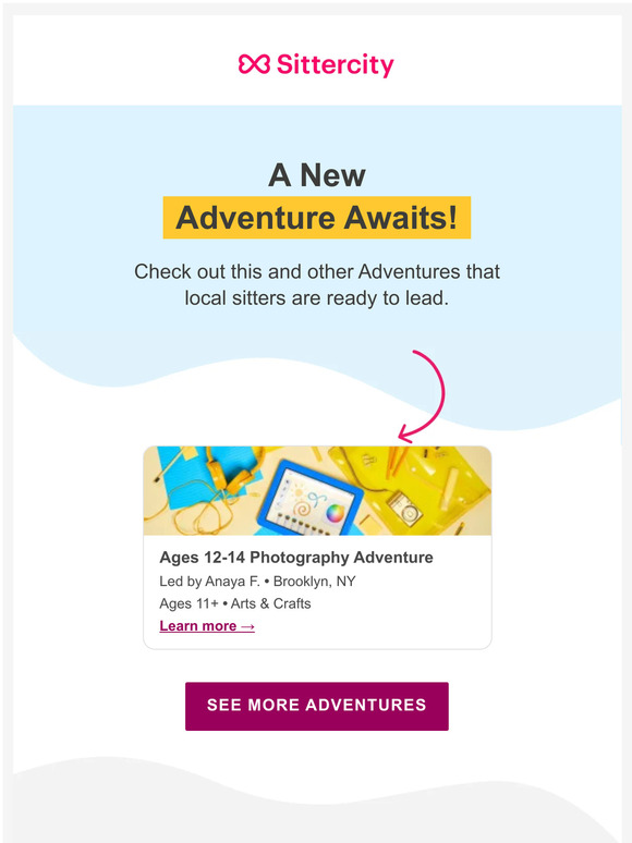 Sittercity: New Adventure Alert! | Milled