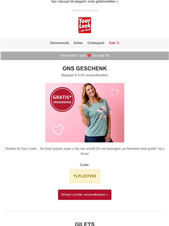 your-look-for-less.nl: 🎁 Verzendkosten cadeau + gilets = Your Look ...