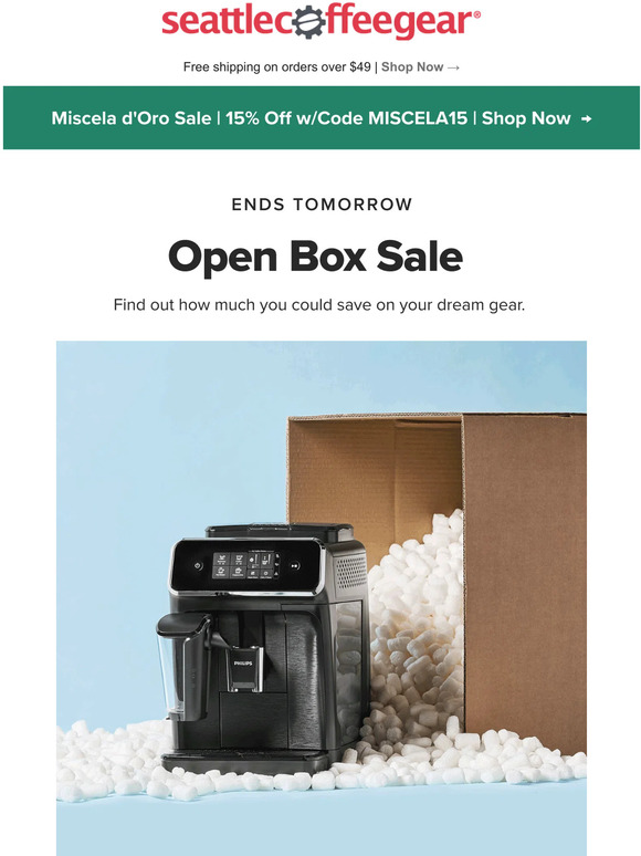 Seattle Coffee Gear: Don’t let these savings get stale! Our Open Box ...
