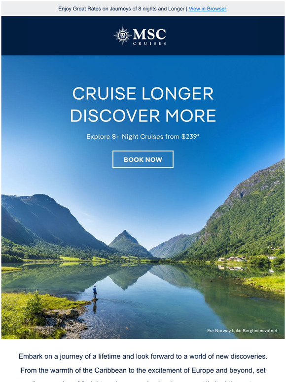 MSC Cruises: Extended Cruises Offer More Time for New Discoveries 🌎 ...