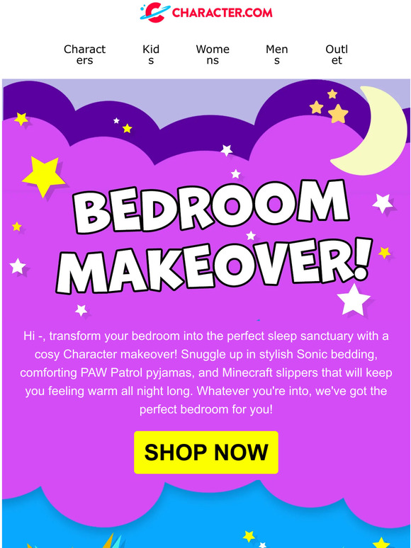 Character.com: Hi —, get fresh sheets for Spring! | Milled