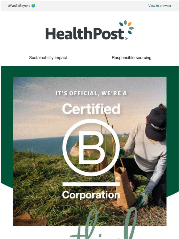 HealthPost: Can you guess our biggest sustainability milestone yet ...