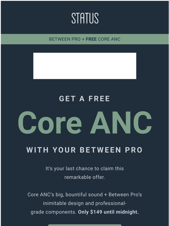 Status Audio: FREE Core ANC! 🚨Last Hours… | Milled