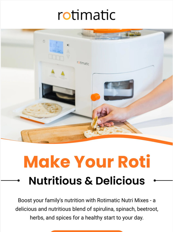 Rotimatic: Healthy Roti Made Easy | Milled