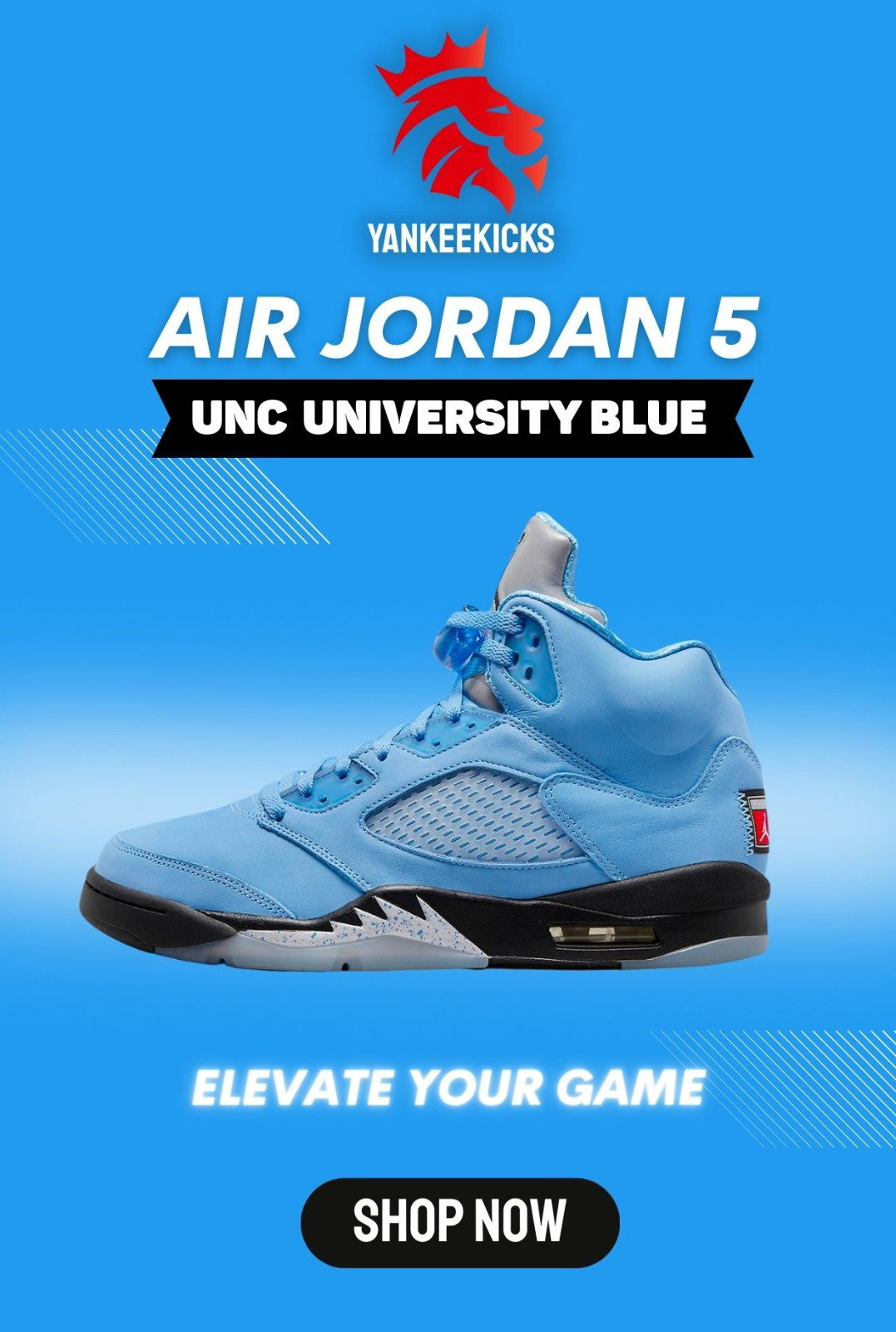 Yankee Kicks: Get Your Hands on the Limited Edition Jordan 5 UNC Now ...