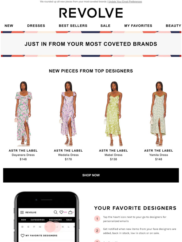 REVOLVE: so many events, so many outfits | Milled