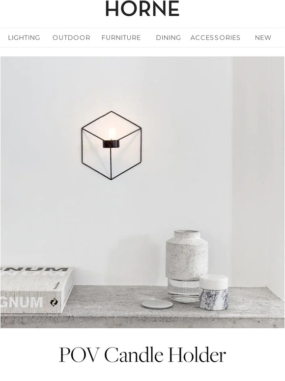 Shop Horne: Discover The POV Candle Holder | Milled