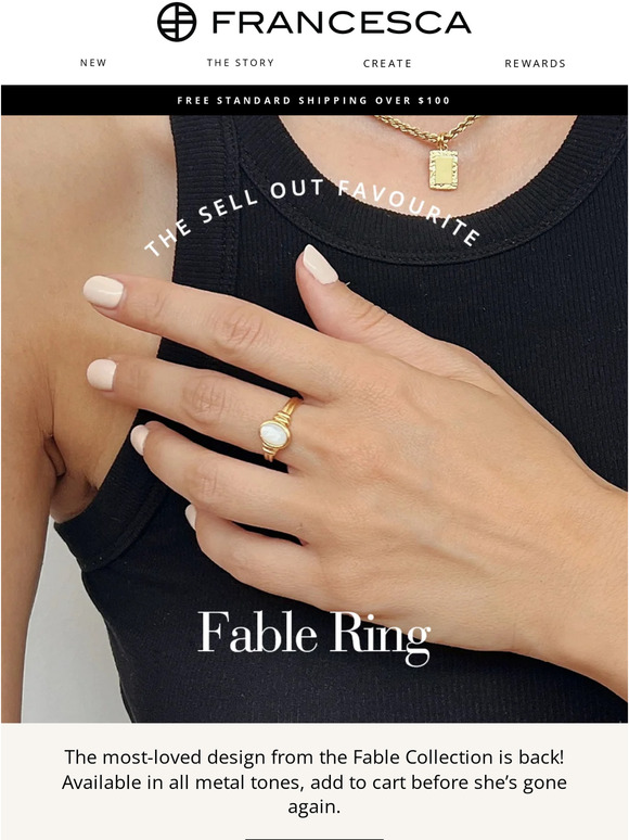 Francesca Collections: The ring you can't get enough of... | Milled