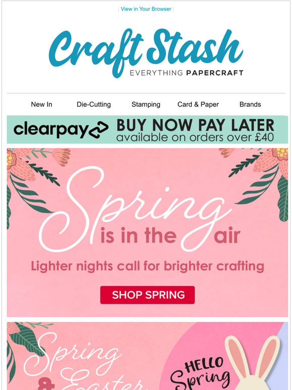 Craft Stash: Step Into Spring! Start Your Easter Makes With Our NEW SVGs & PNGs From 99p | Milled