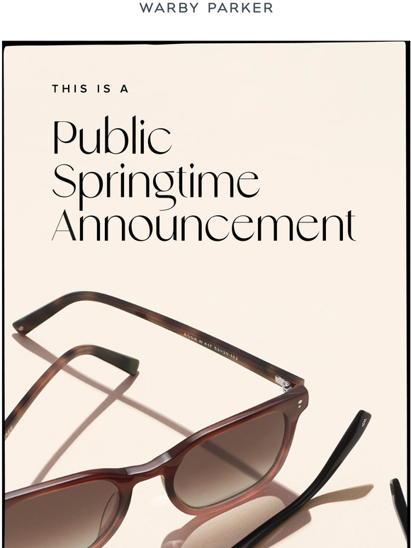 Warby Parker: It’s the first day of spring | Milled