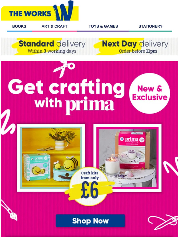 The Works: Brand NEW & Exclusive Prima Craft Range In-store & Online ...