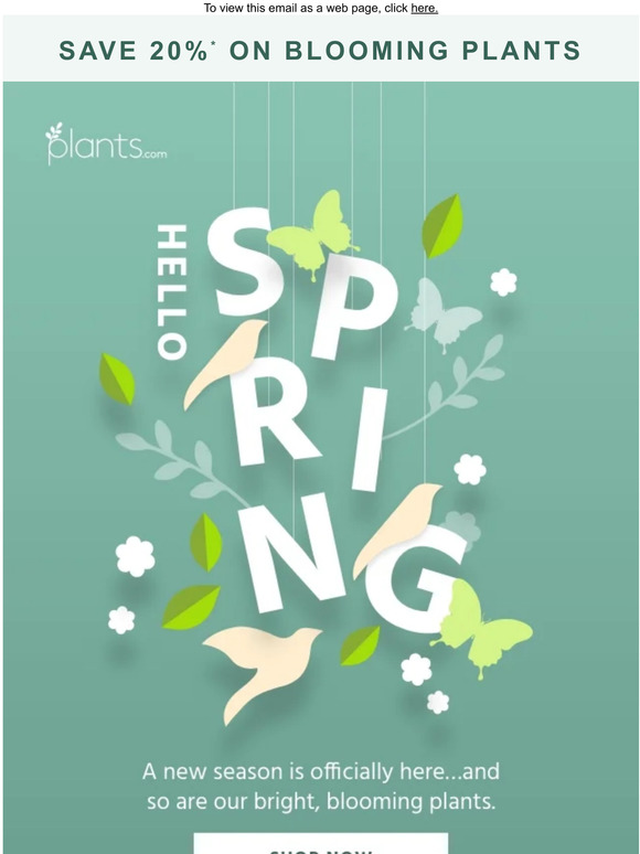 Plants.com: It’s Officially Spring! | Milled