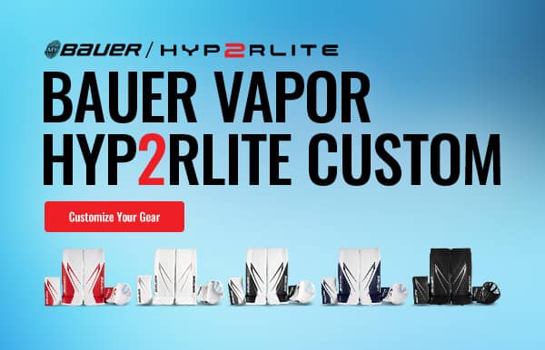 GoalieMonkey: Design Your Own Bauer Vapor Hyp2rlite Goalie Equipment ...