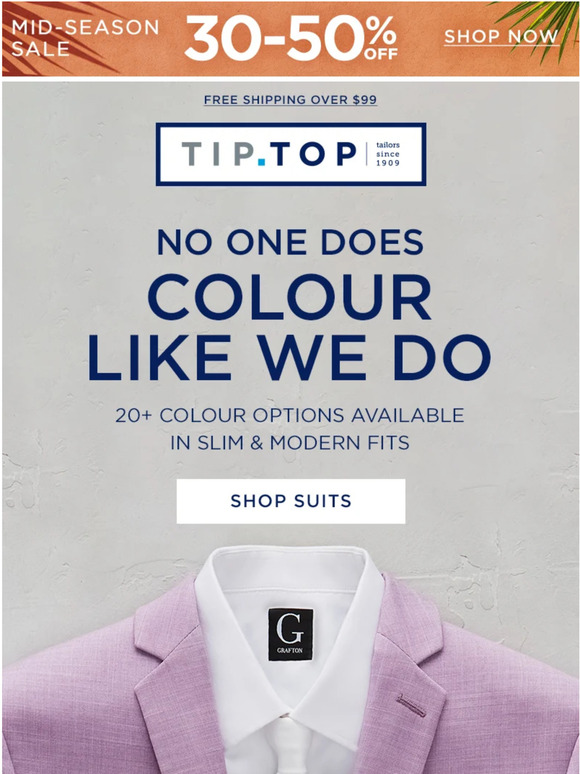 Tip Top Tailors: New Spring Suits Are In! | Milled