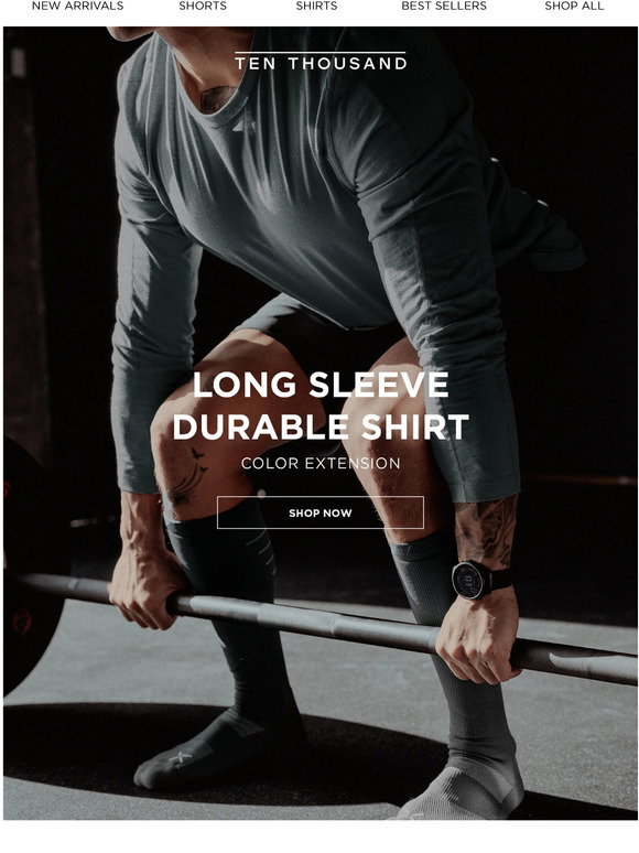 Ten Thousand: The Durable Long Sleeve Shirt | New Colors | Milled